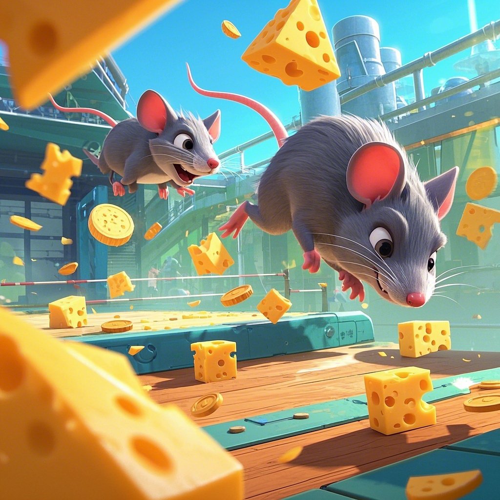 Cheese Chompers 3D - Free Online Rat Battle Game